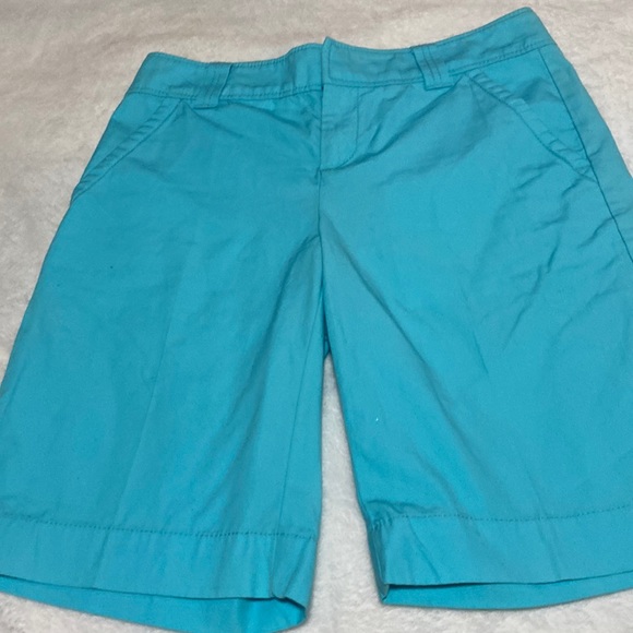 Lilly Pulitzer | Shorts | Lilly Pulitzer Bermuda Shorts Size 2 Aqua ...